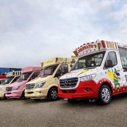 A van de sorvete está de volta, Whitby Morrison encomenda 55 Mercedes ...