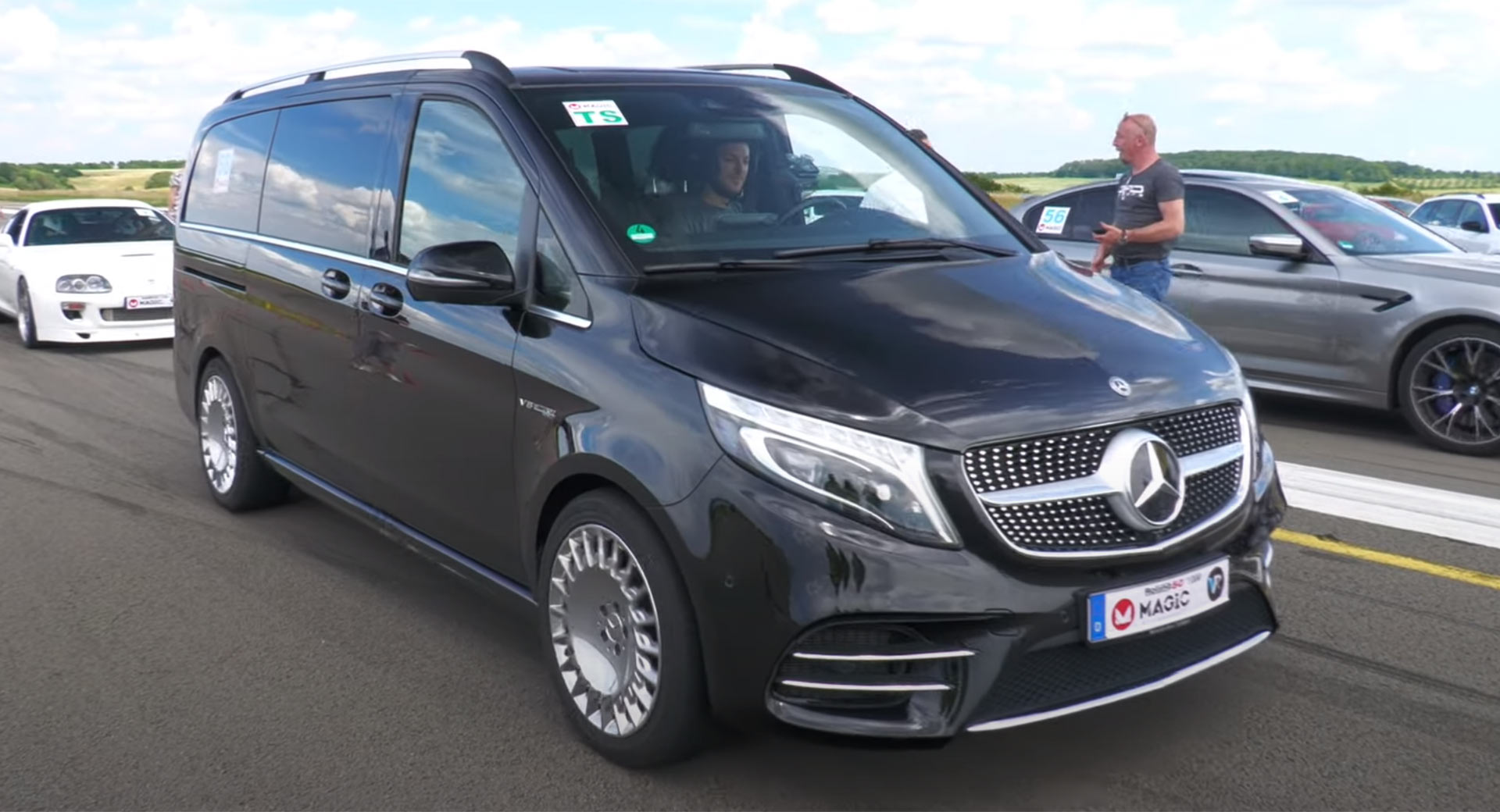 GAD Motors instala um potente motor AMG V8 biturbo em um Classe V ...