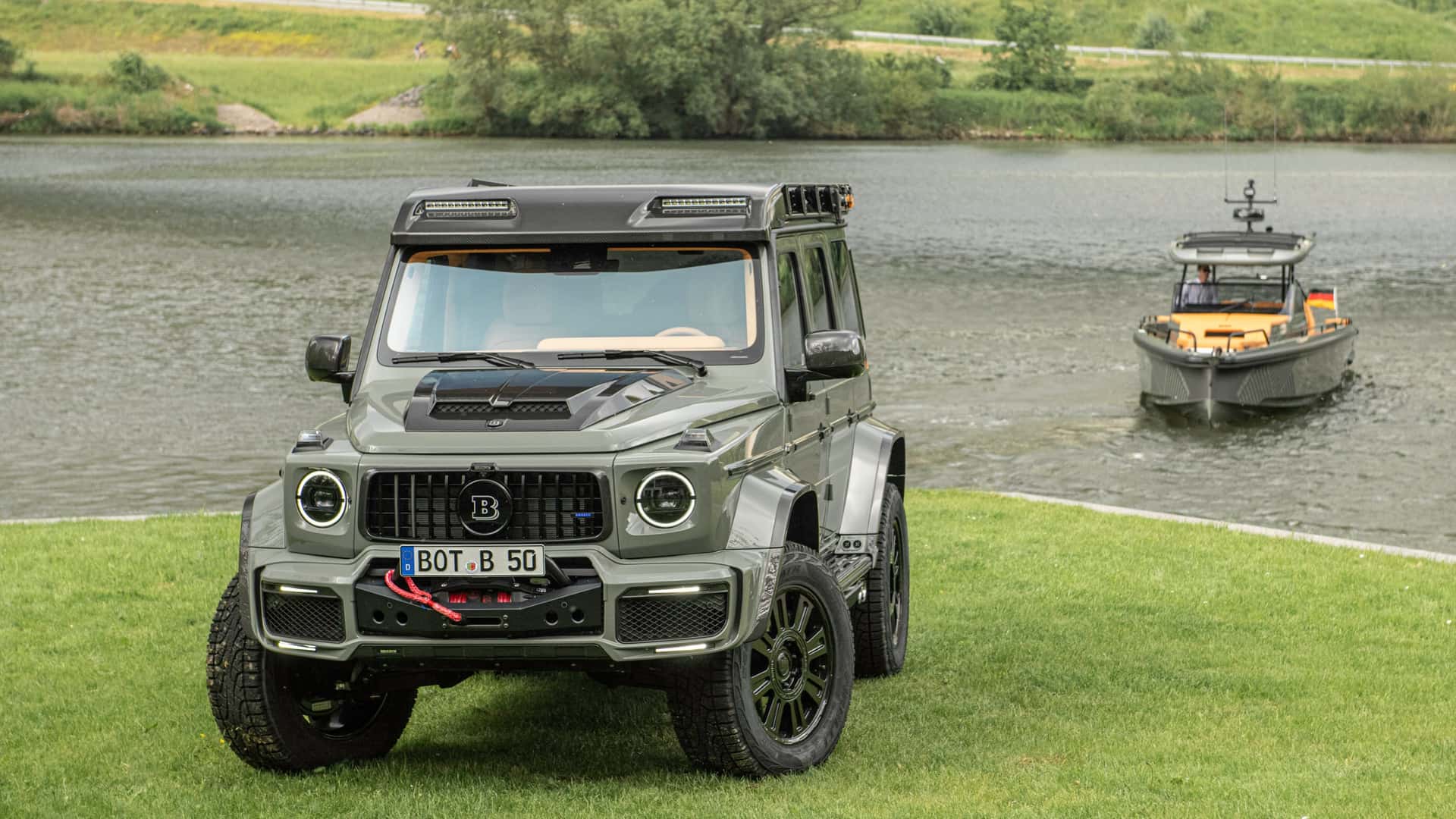 Brabus 800 4x4 Stealth Green, utilitário com visual militar que pode ...