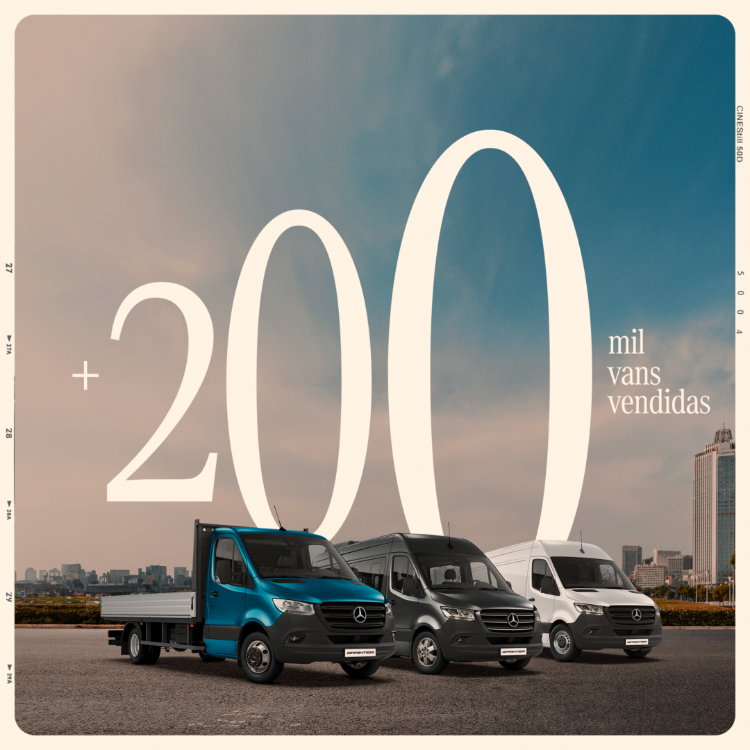 Mercedes-Benz celebra 200 mil vans Sprinter vendidas no Brasil ...