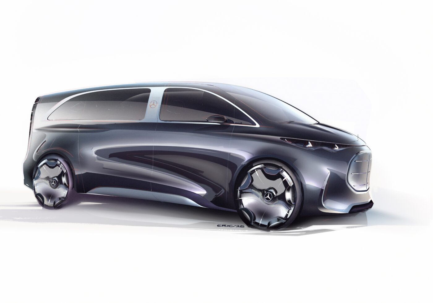 Mercedes-Benz Vision V, projeto concebido pela filial da marca em Nice ...